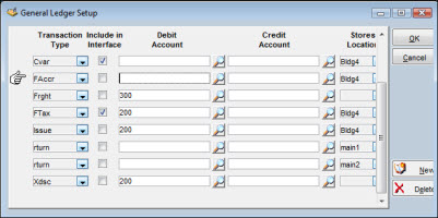 Defining the General Ledger Setup for the Microsoft Dynamics GP Interface